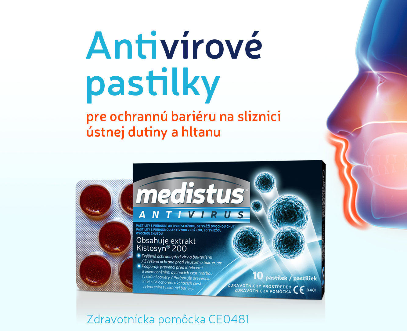 Medistus® Antivirus - zdravotnícka pomôcka pre ochranu pred vírusmi