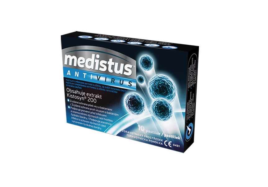 Zdravotnický prostředek Medistus® Antivirus S&D Pharma CZ